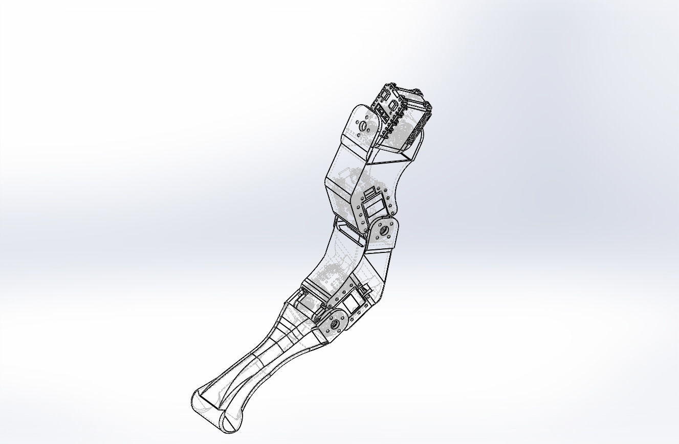 Printable Quadruped arduino and raspberry quadruped robotics 3D model ...