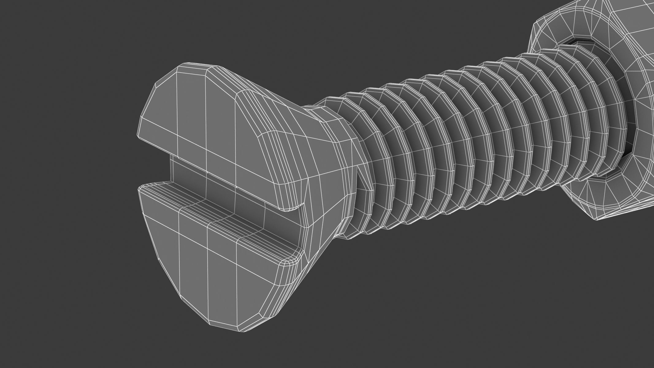 Machine Screw 3D model | CGTrader