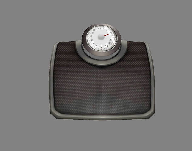 3D model Weight scale or Bathroom Scale VR / AR / low-poly | CGTrader