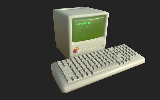3D model Retro Soviet Computer VR / AR / low-poly | CGTrader