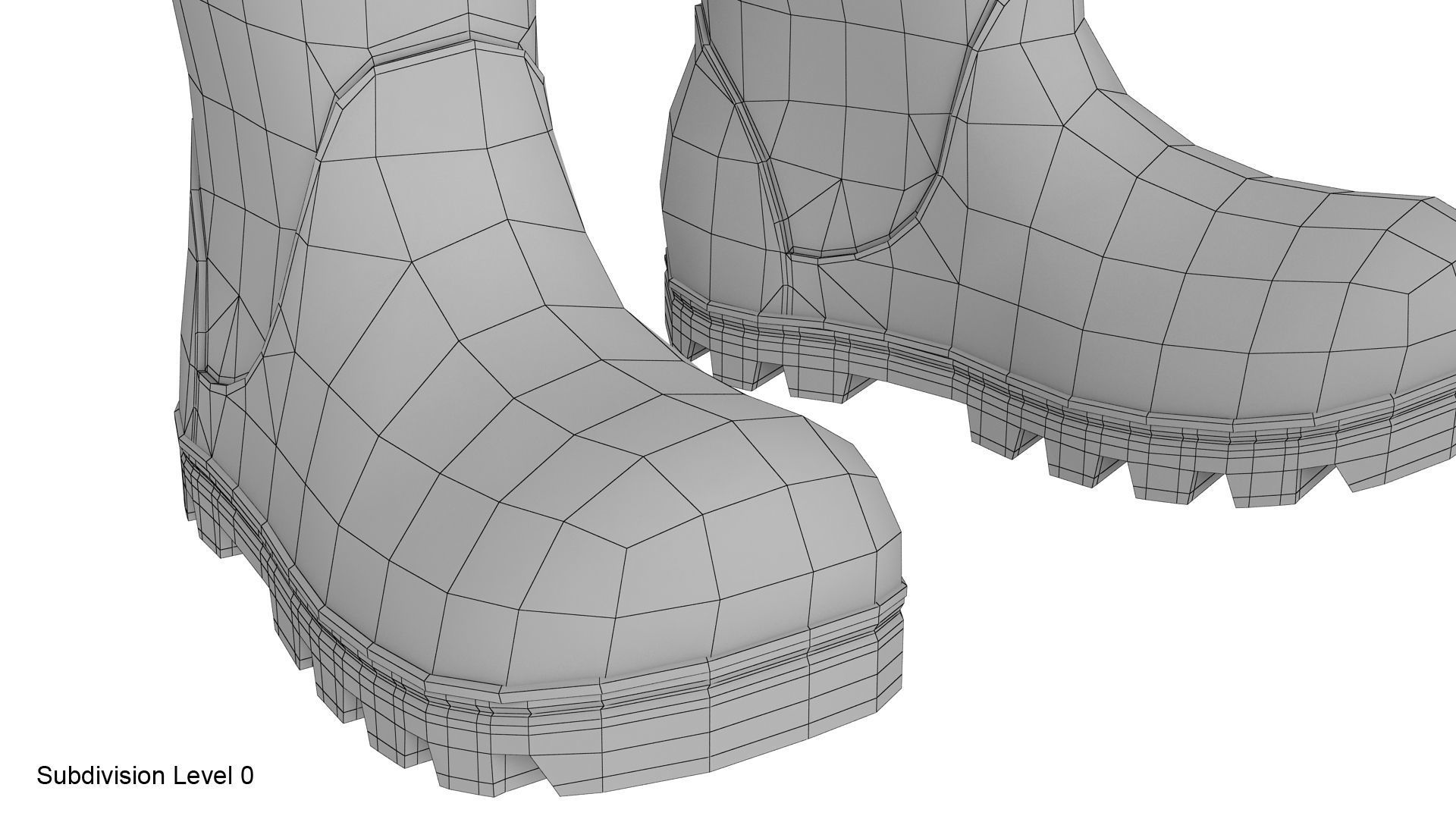 Rubber boots 3D model | CGTrader