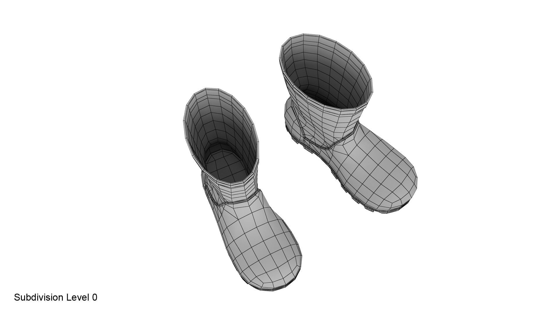 Rubber boots 3D model | CGTrader