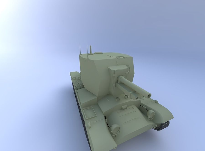 Bishop Tank, (87.5 mm) 3D model | CGTrader