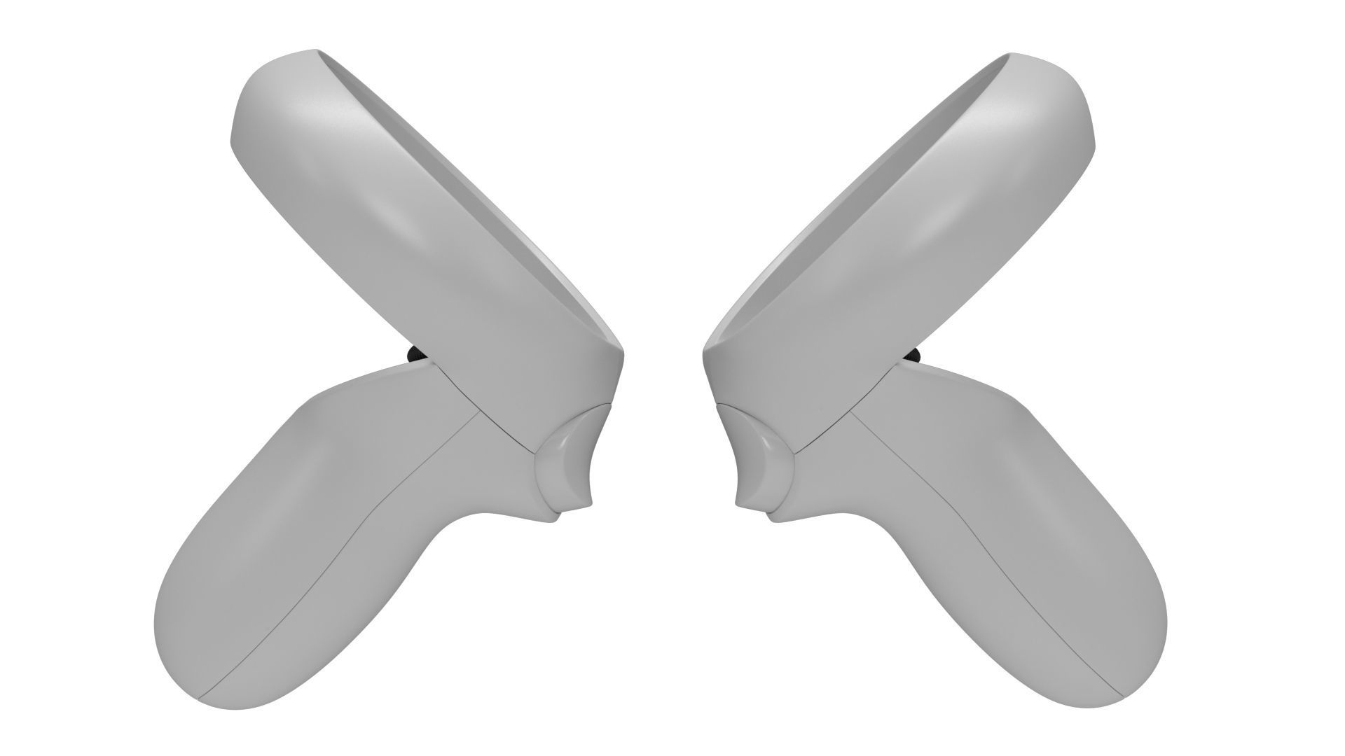 Oculus Quest 2 with Controllers 3D model | CGTrader