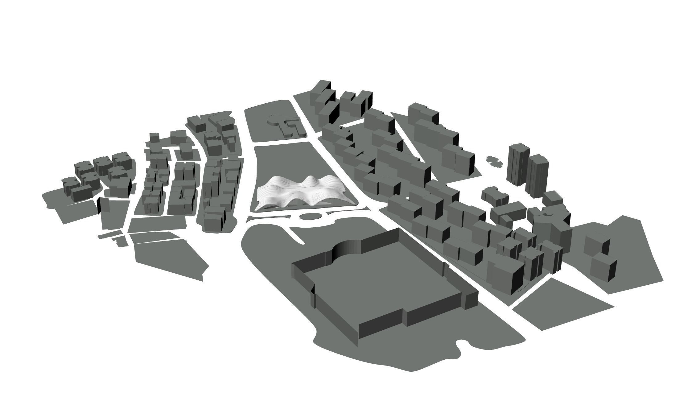 3D model Organic Shell Roof Modeling VR / AR / low-poly | CGTrader