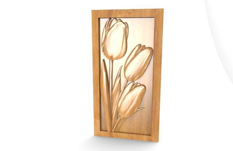 Flowers 4 CNC 3D model 3D printable | CGTrader