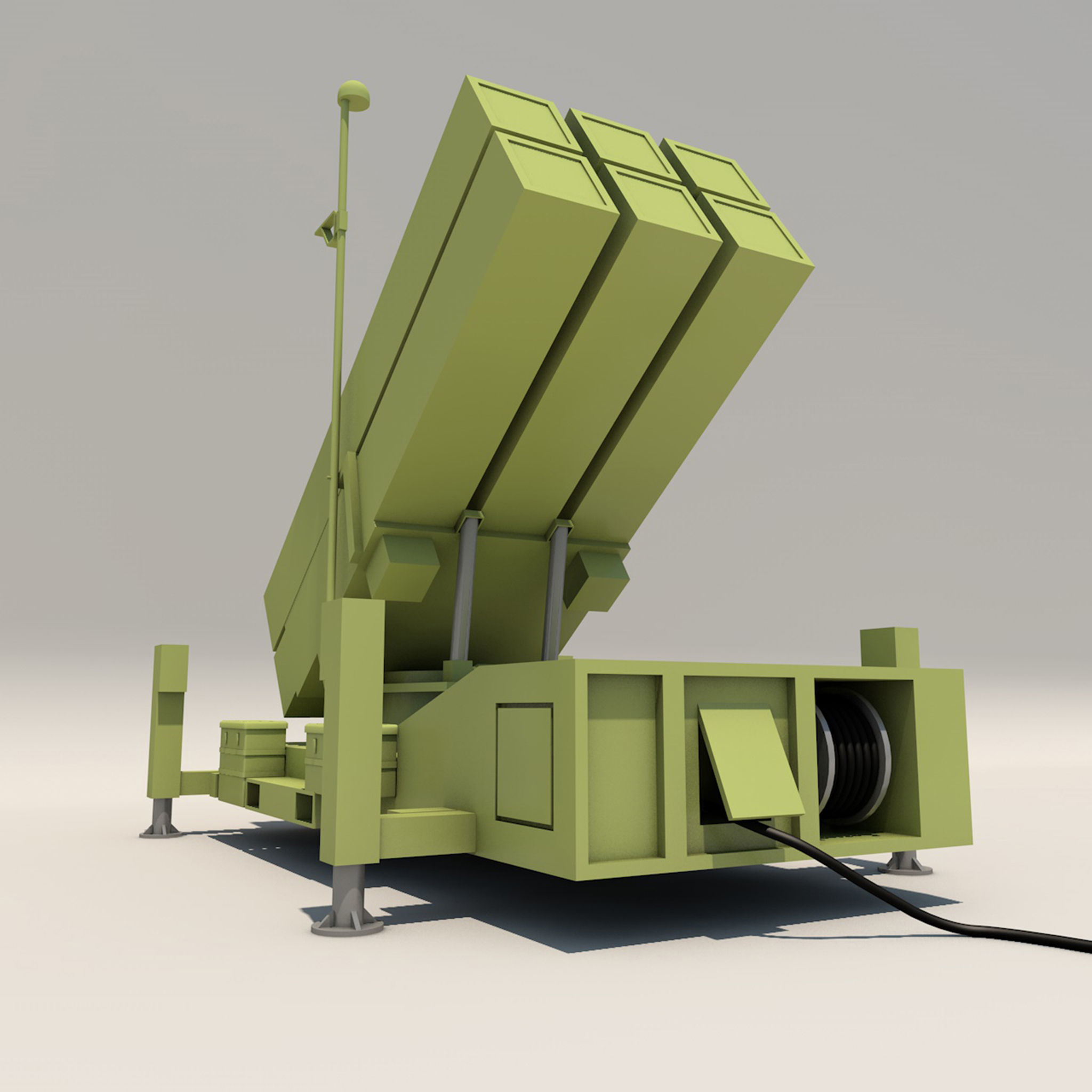 NASAMS Launcher 3D model | CGTrader