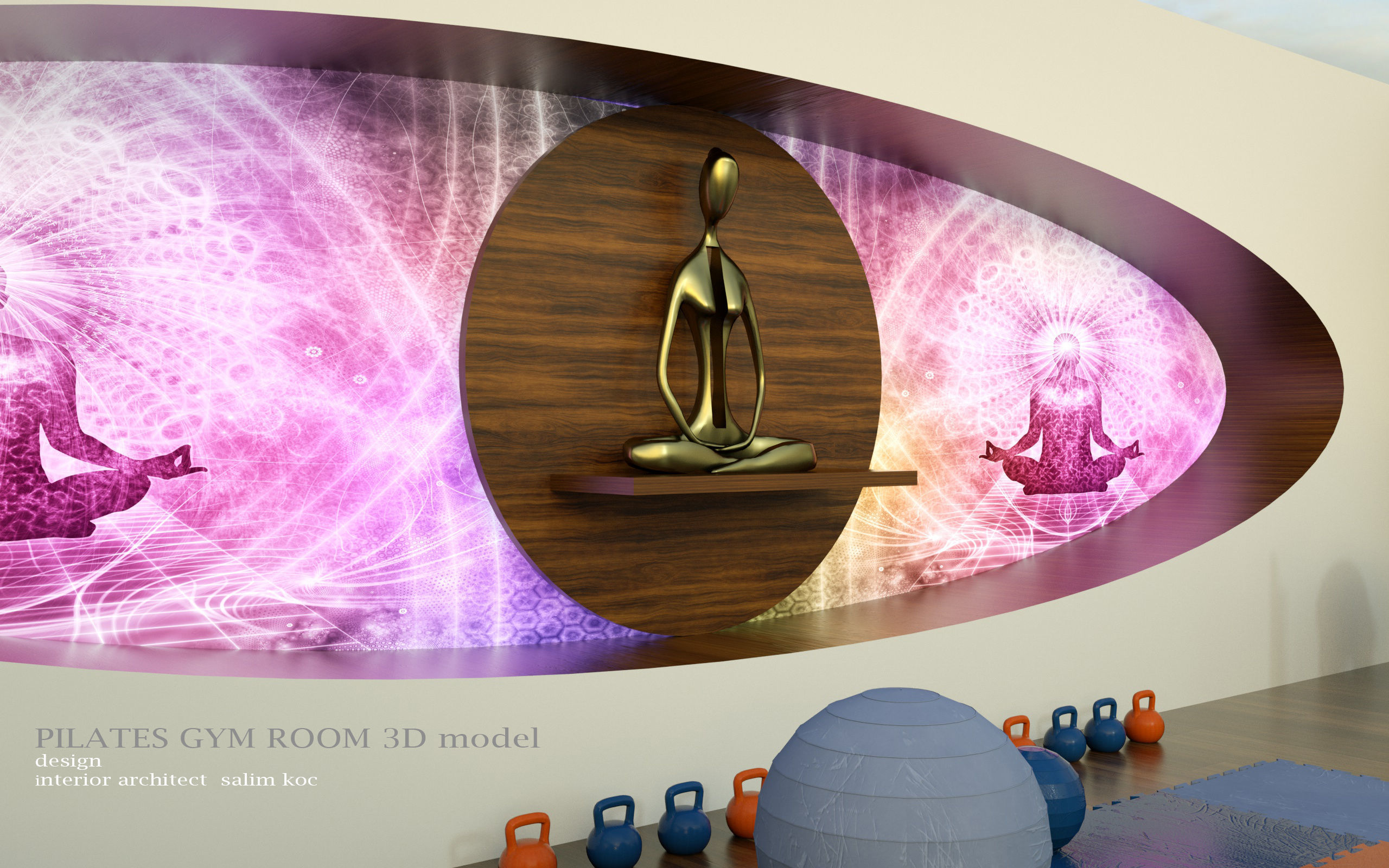 Pilates gym 3d model 3D model | CGTrader
