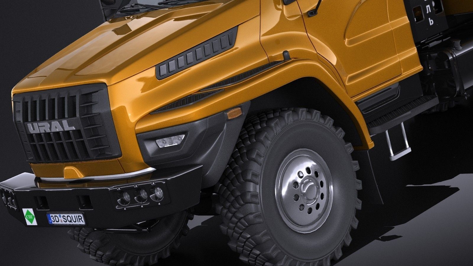 GAZ Ural Next 2015 Rotational Bus 3D model | CGTrader