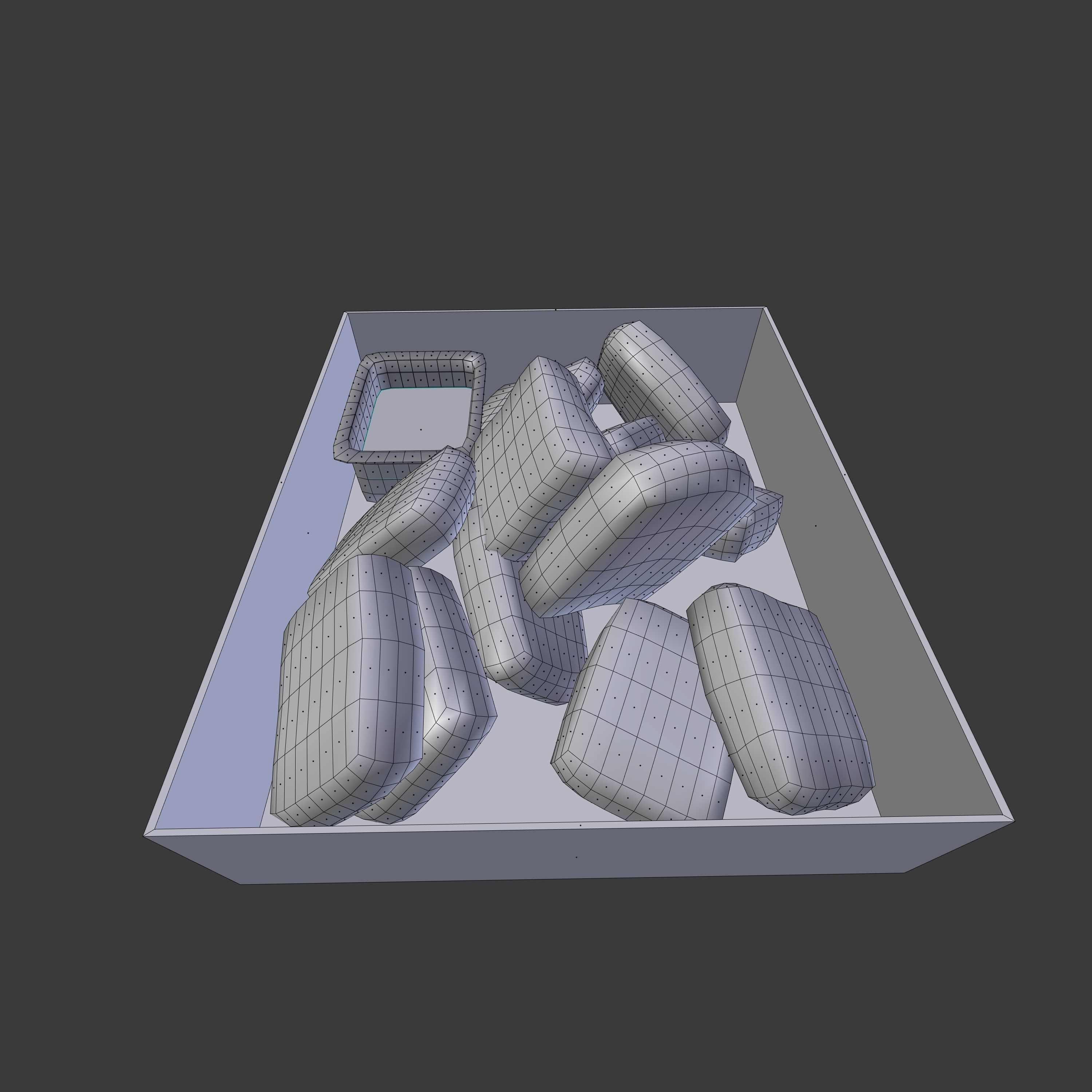 3D model Chicken nuggets mesh VR / AR / low-poly | CGTrader