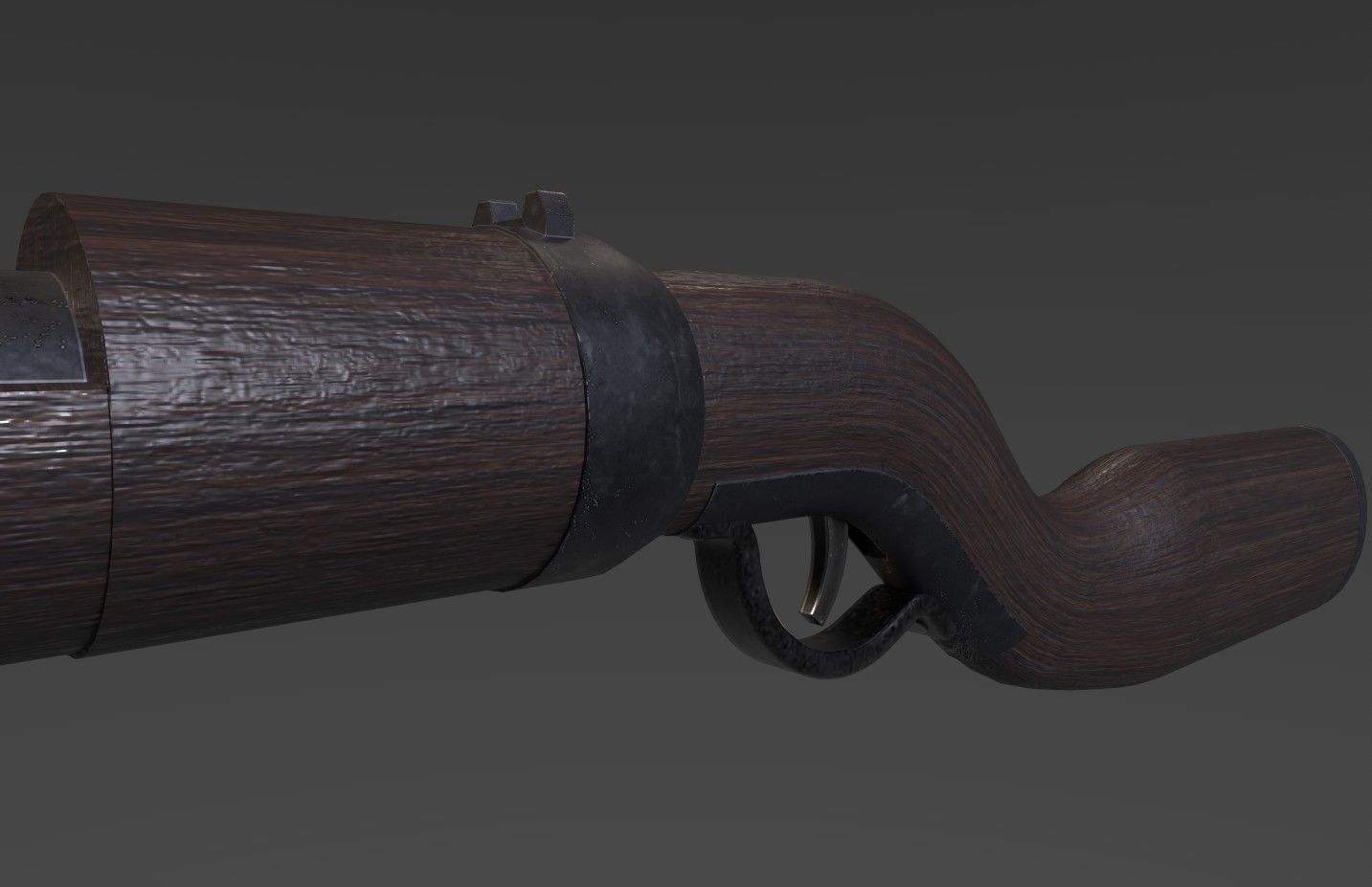 3D model Stylized handcannon VR / AR / low-poly | CGTrader