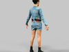 3D model A-Pose Girl ready for rigging VR / AR / low-poly | CGTrader