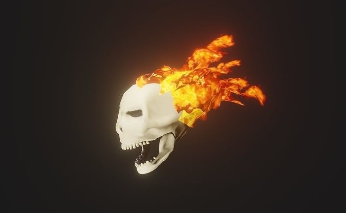Fire Skull Ghost Rider