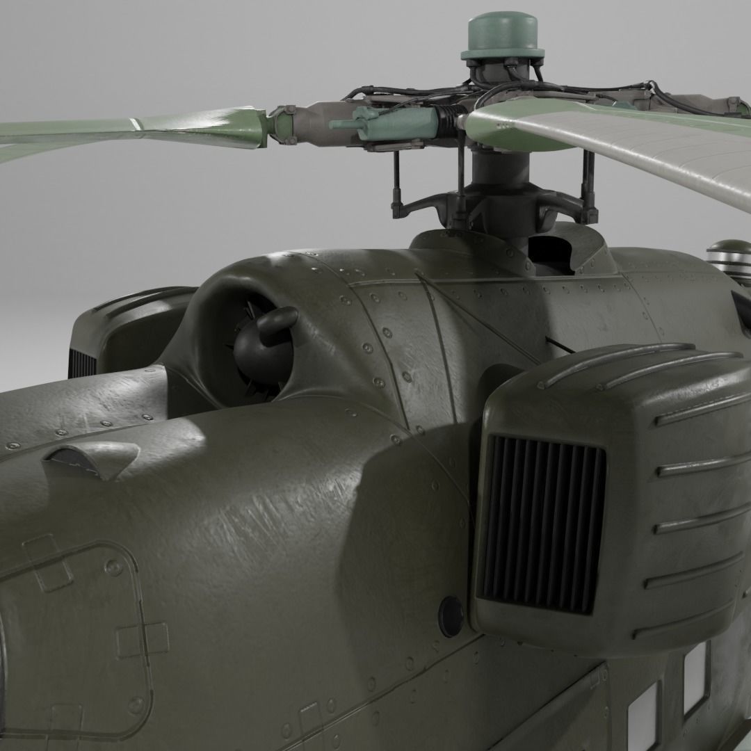 Mil Mi-24P Hind free 3D model | CGTrader