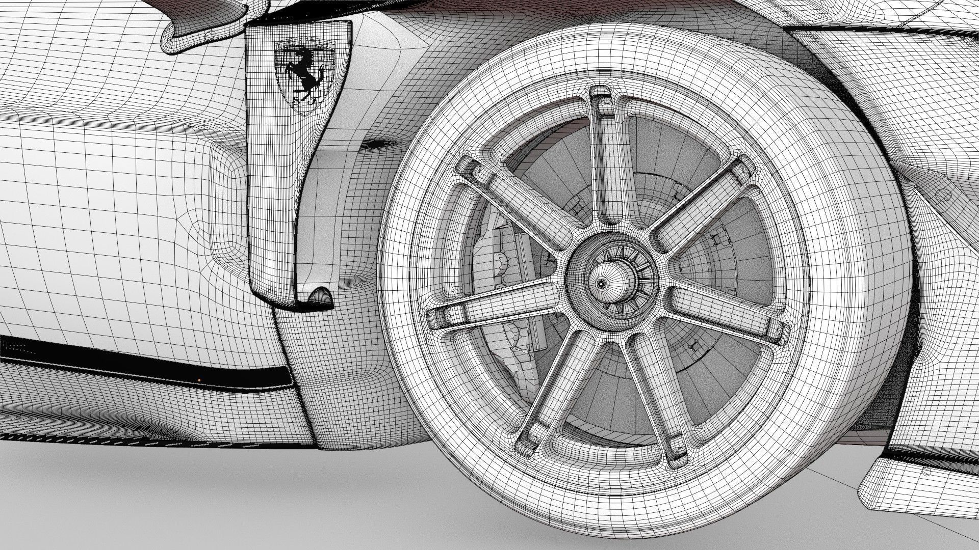 2023 Ferrari 296 GT3 Racecar High Quality 3D model | CGTrader