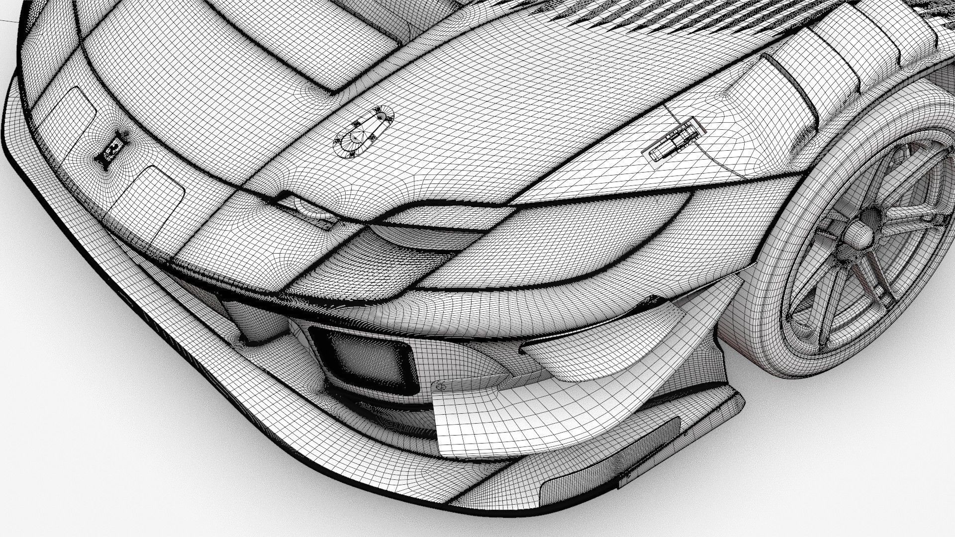 2023 Ferrari 296 GT3 Racecar High Quality 3D model | CGTrader