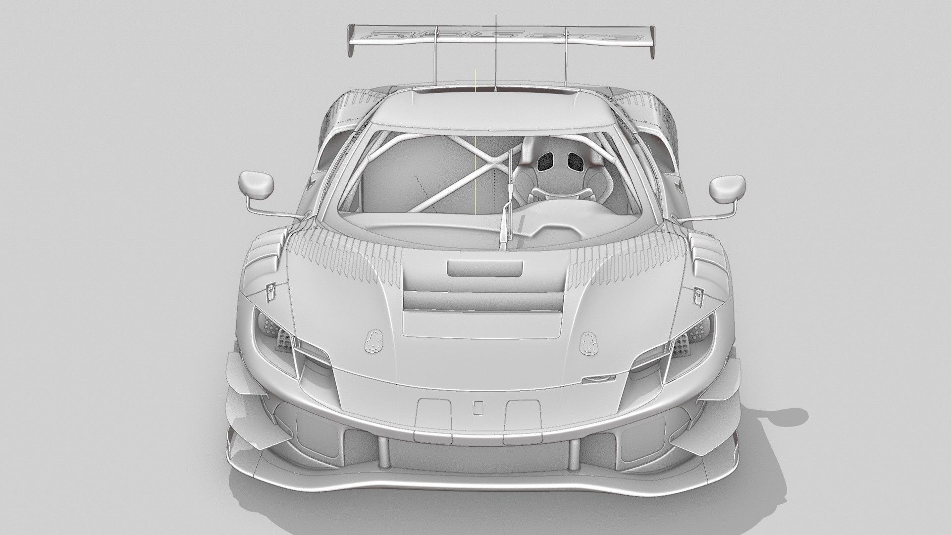 2023 Ferrari 296 GT3 Racecar High Quality 3D model | CGTrader