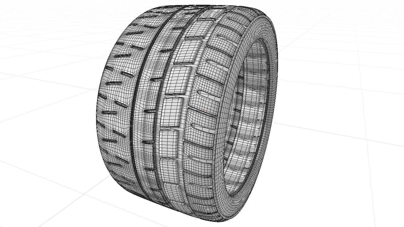 PZero Trofeo R Tire free 3D model | CGTrader