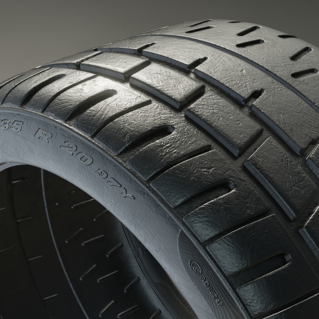 PZero Trofeo R Tire free 3D model | CGTrader