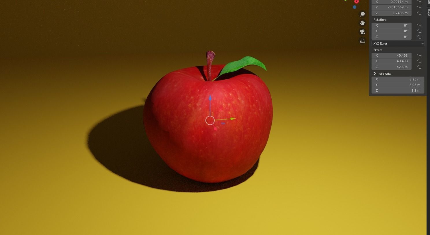 Apple 3D model | CGTrader