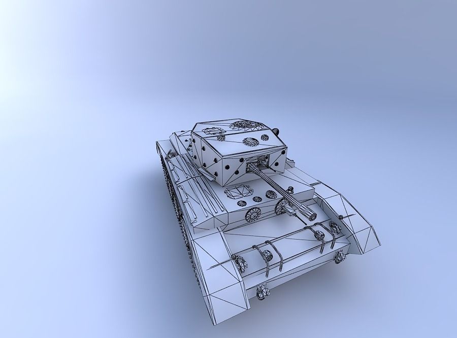 A27M Cromwell II (Cruiser Mk VIII) Tank 3D model | CGTrader