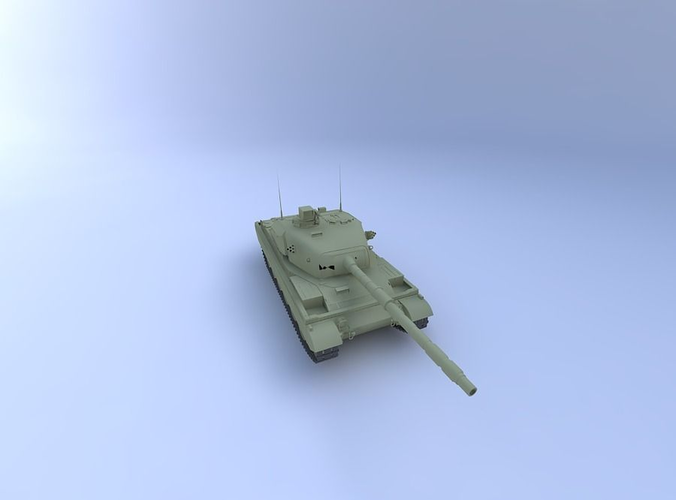 Vickers Mk III Tank 3D model | CGTrader