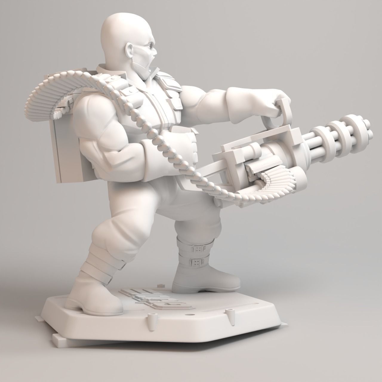 GI JOE characters Roadblock Full figure 3D model 3D printable | CGTrader
