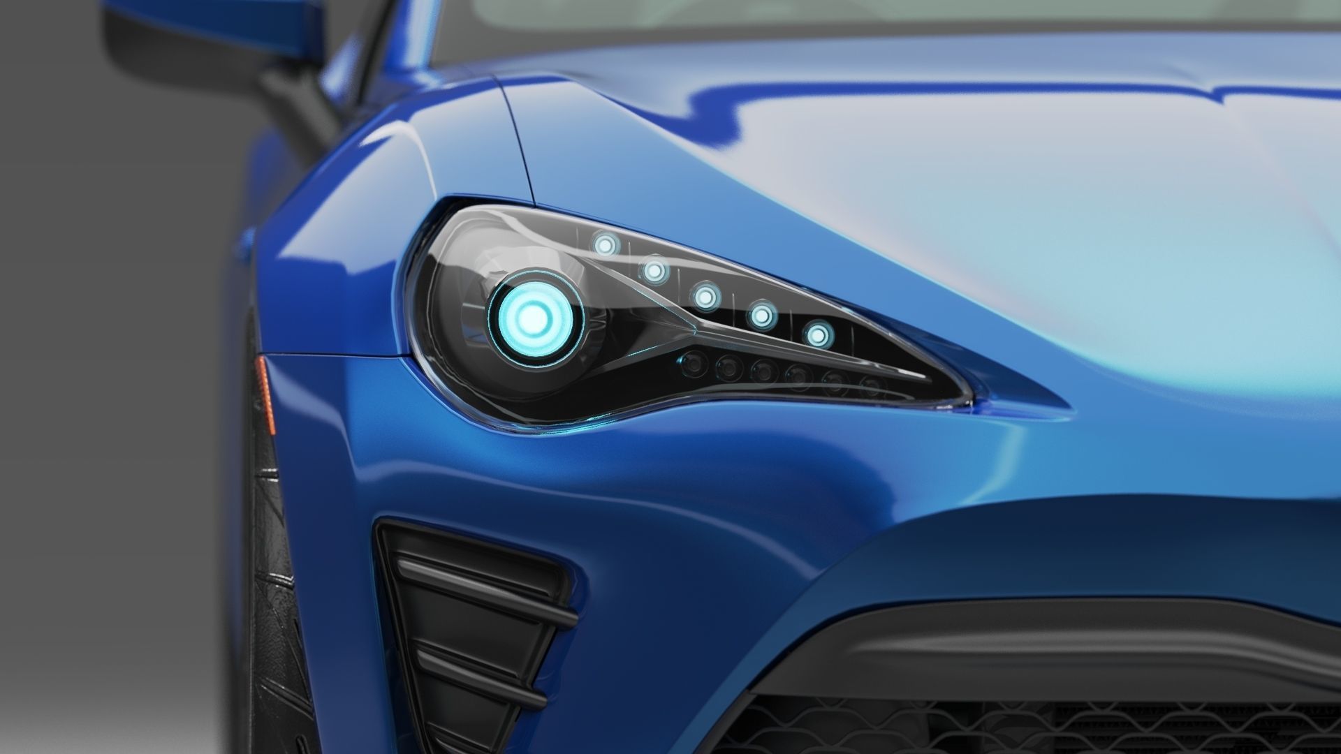 Toyota 86 3D model | CGTrader