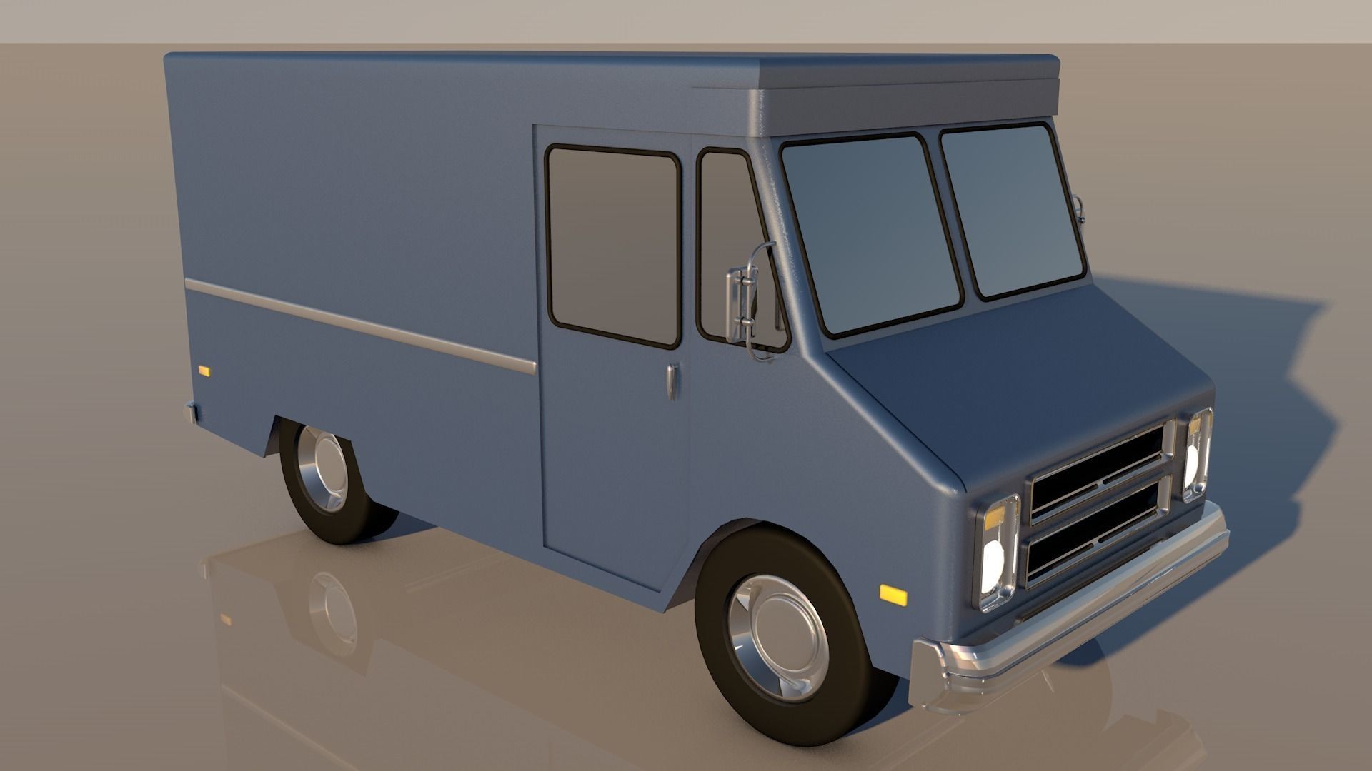 Chevrolet P10 step van 3D model | CGTrader