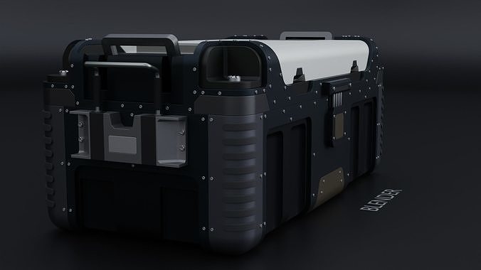 Sci-fi Game Asset Of 3D Box 3D model | CGTrader