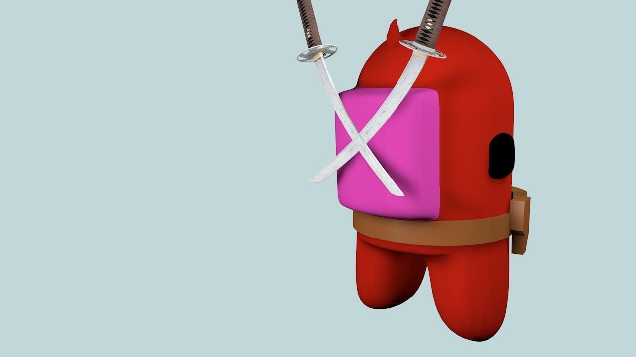 3D model Deadpool Among Us VR / AR / low-poly | CGTrader