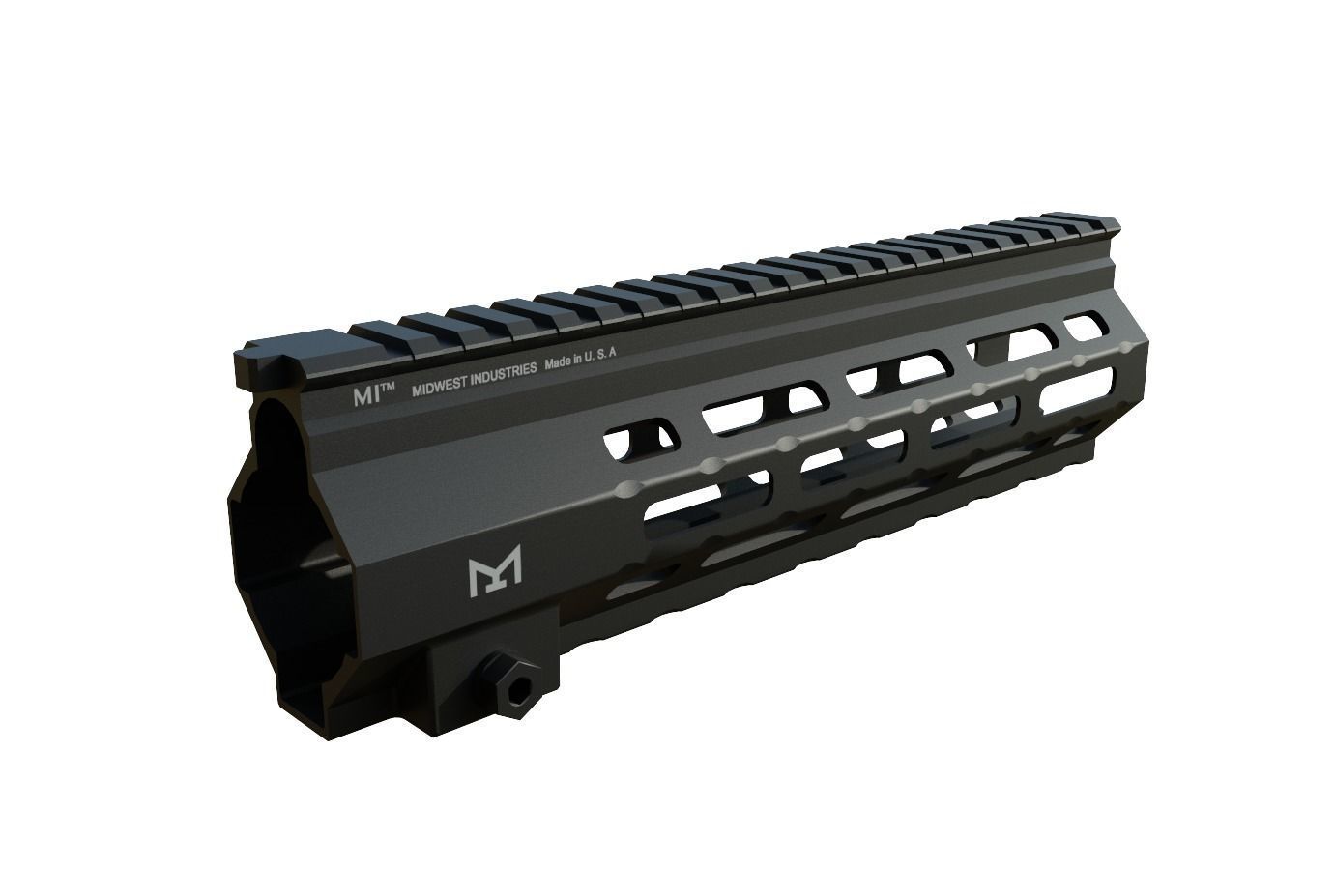 3D model MI-HK416-MR556 Handguard M-LOK Compatible Carbine VR / AR ...