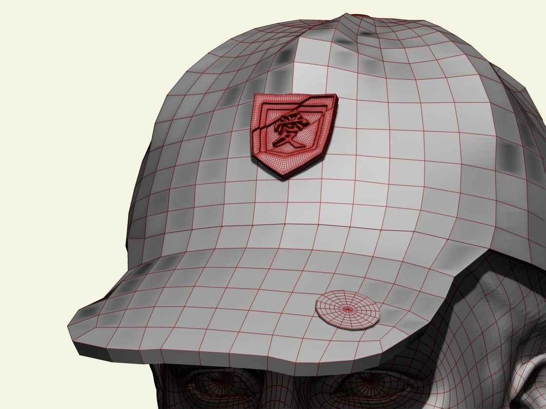 Cap with popular shape and emblem 3D model | CGTrader