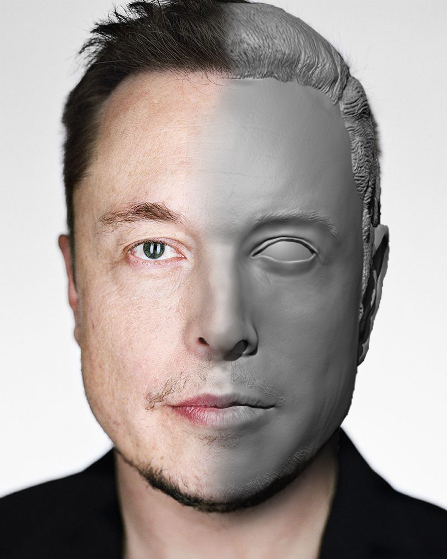 Elon Musk 3D model 3D printable | CGTrader