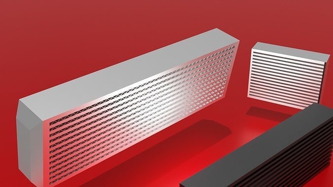 Generic Car Radiator free 3D model | CGTrader