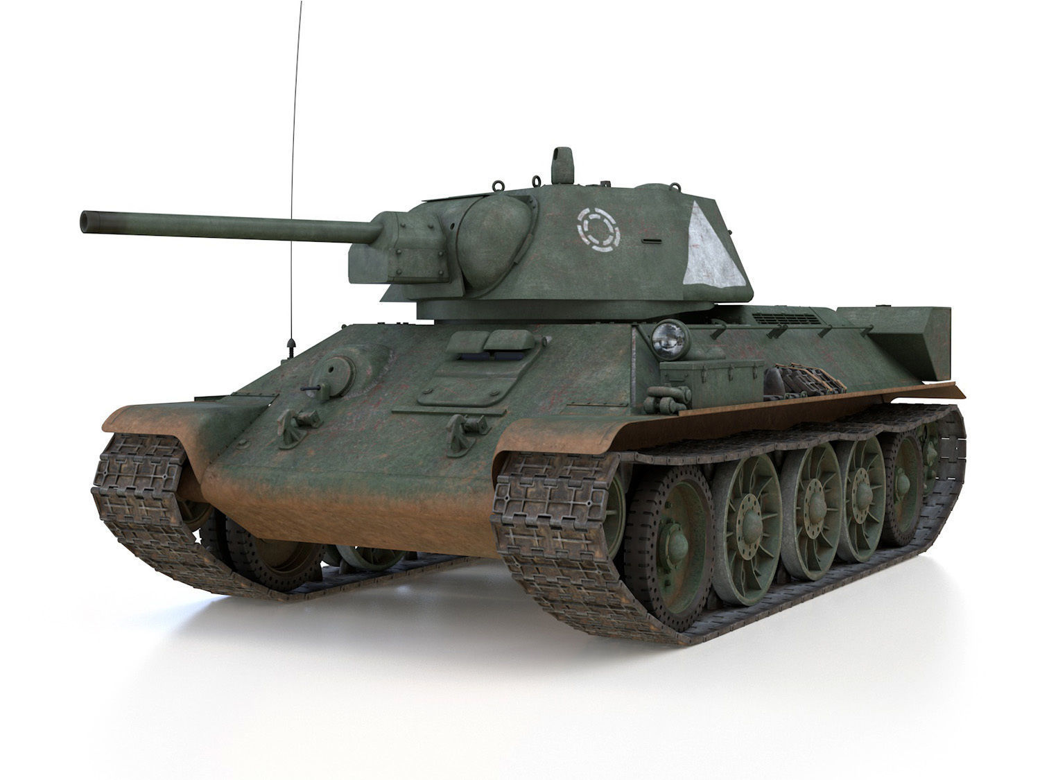 T-34-76 - Model 1942 - Soviet medium tank - 57 Army 3D model | CGTrader