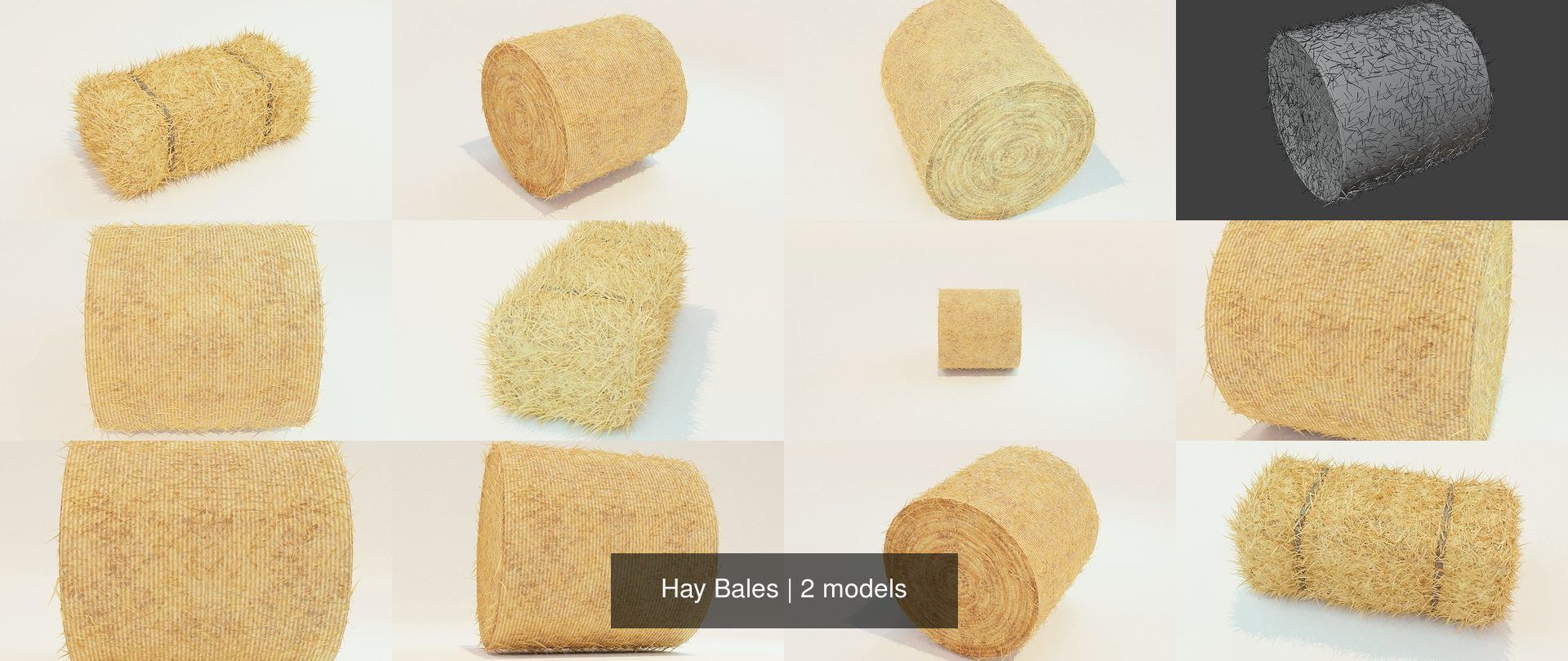 Hay Bales 3D Model Collection | CGTrader