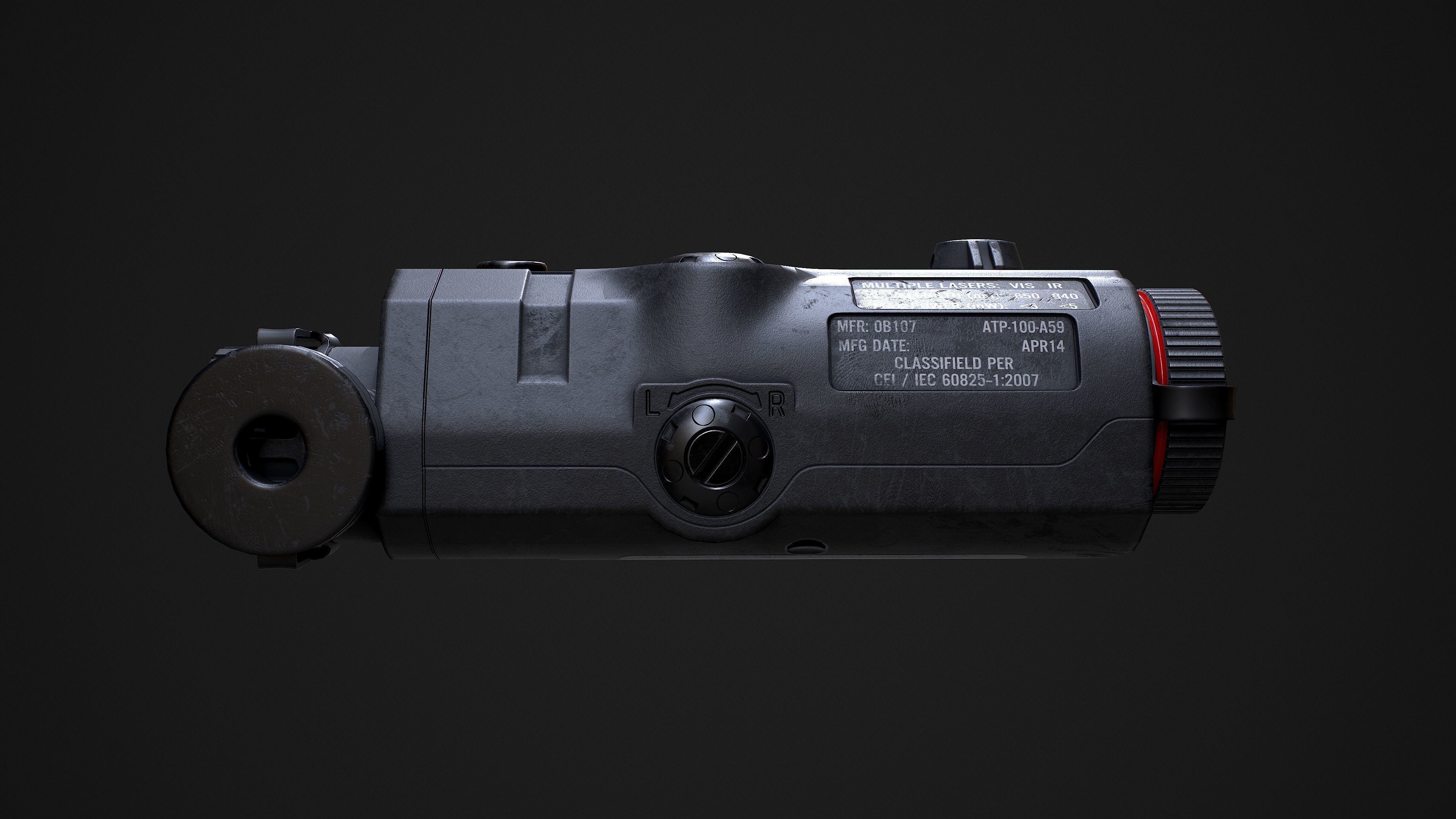 3D model EOTECH ATPIAL AN PEQ15 AIMING LASER VR / AR / low-poly | CGTrader