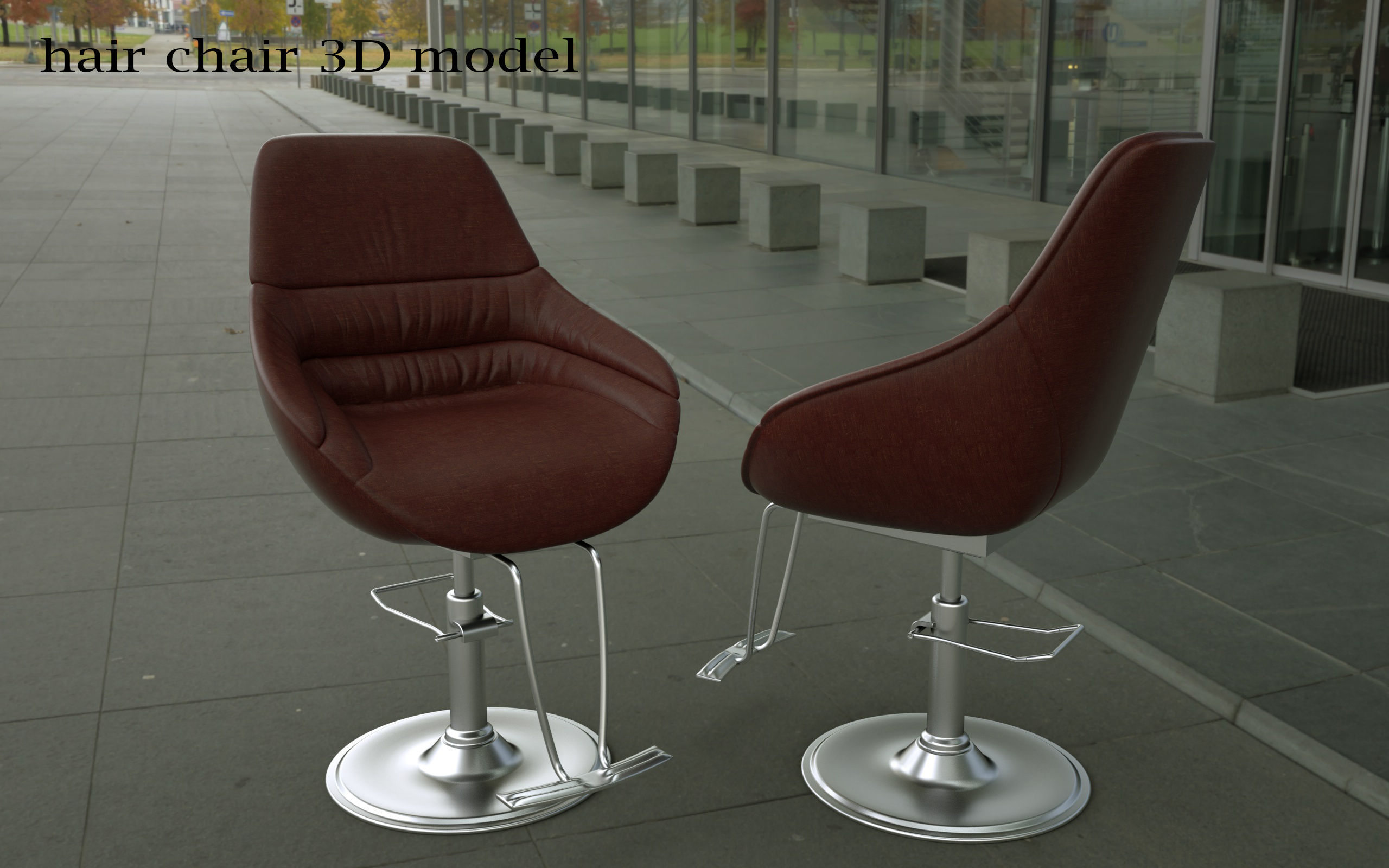 Hair Salon Chair 3D model 3D model | CGTrader