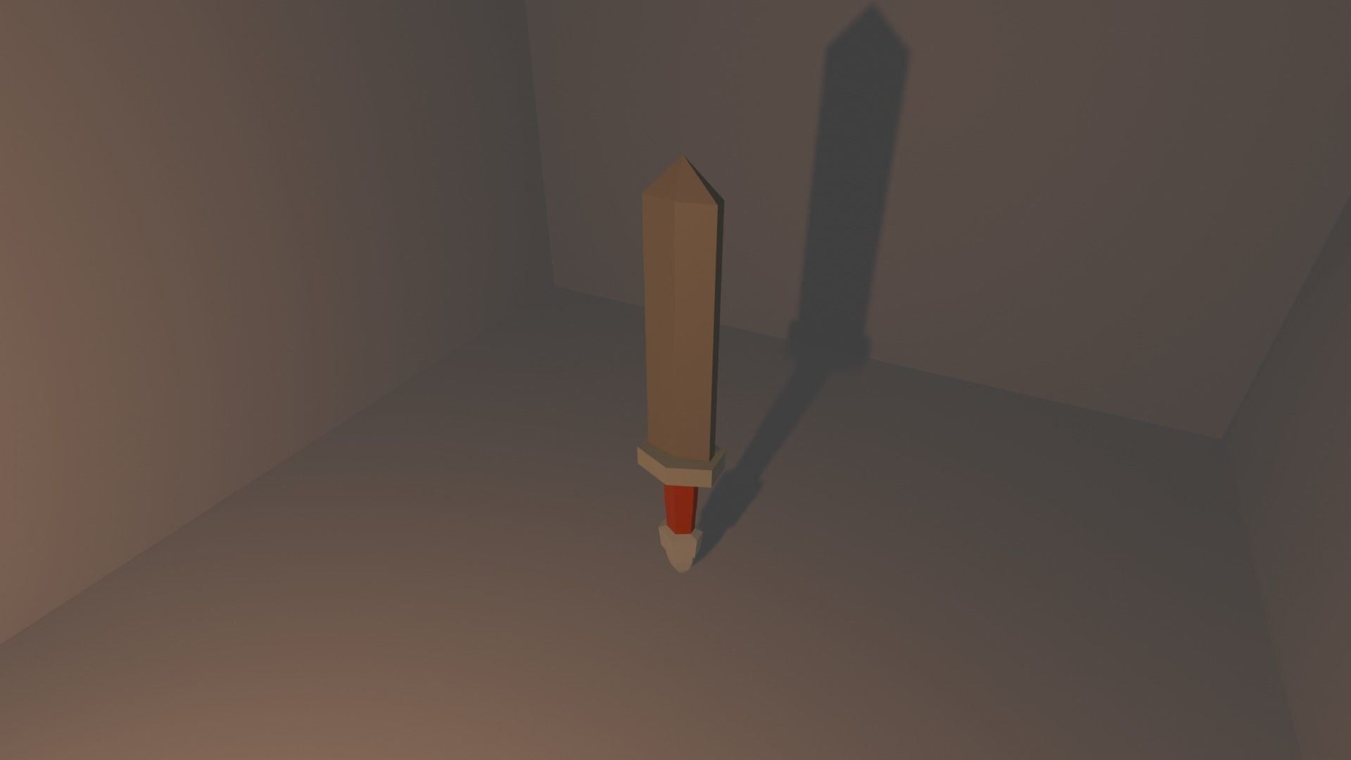 Low Poly Silver Sword free VR / AR / low-poly 3D model | CGTrader