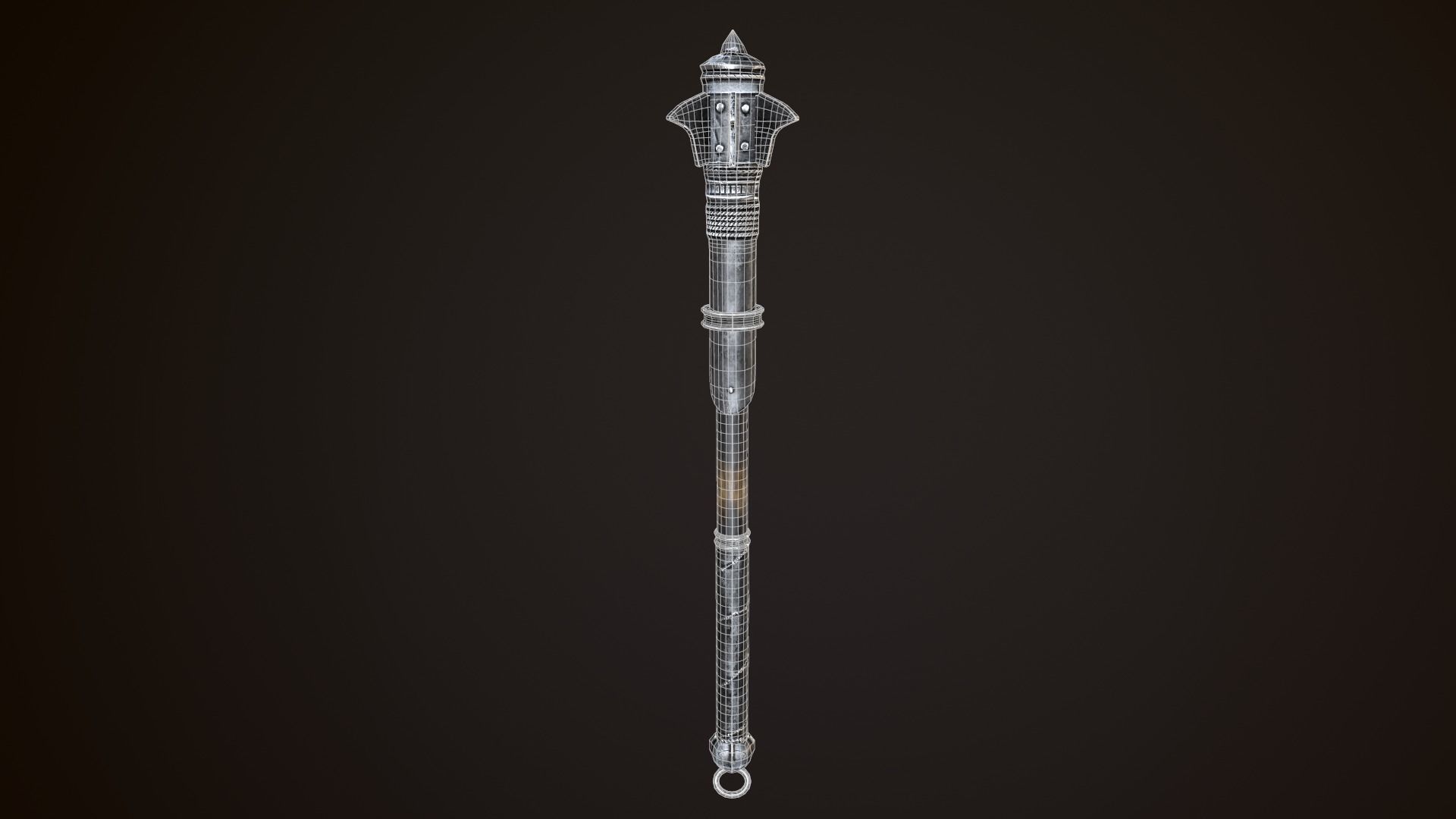3D model The Pernach flanged mace VR / AR / low-poly | CGTrader