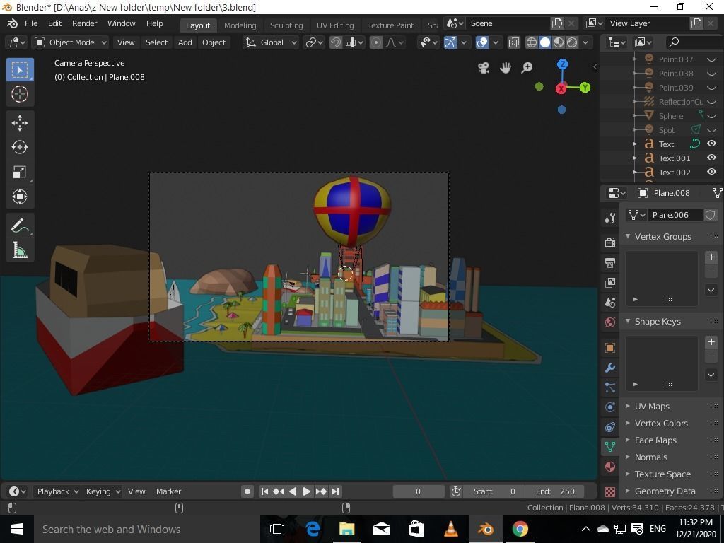 3D model City and Town Blender | CGTrader