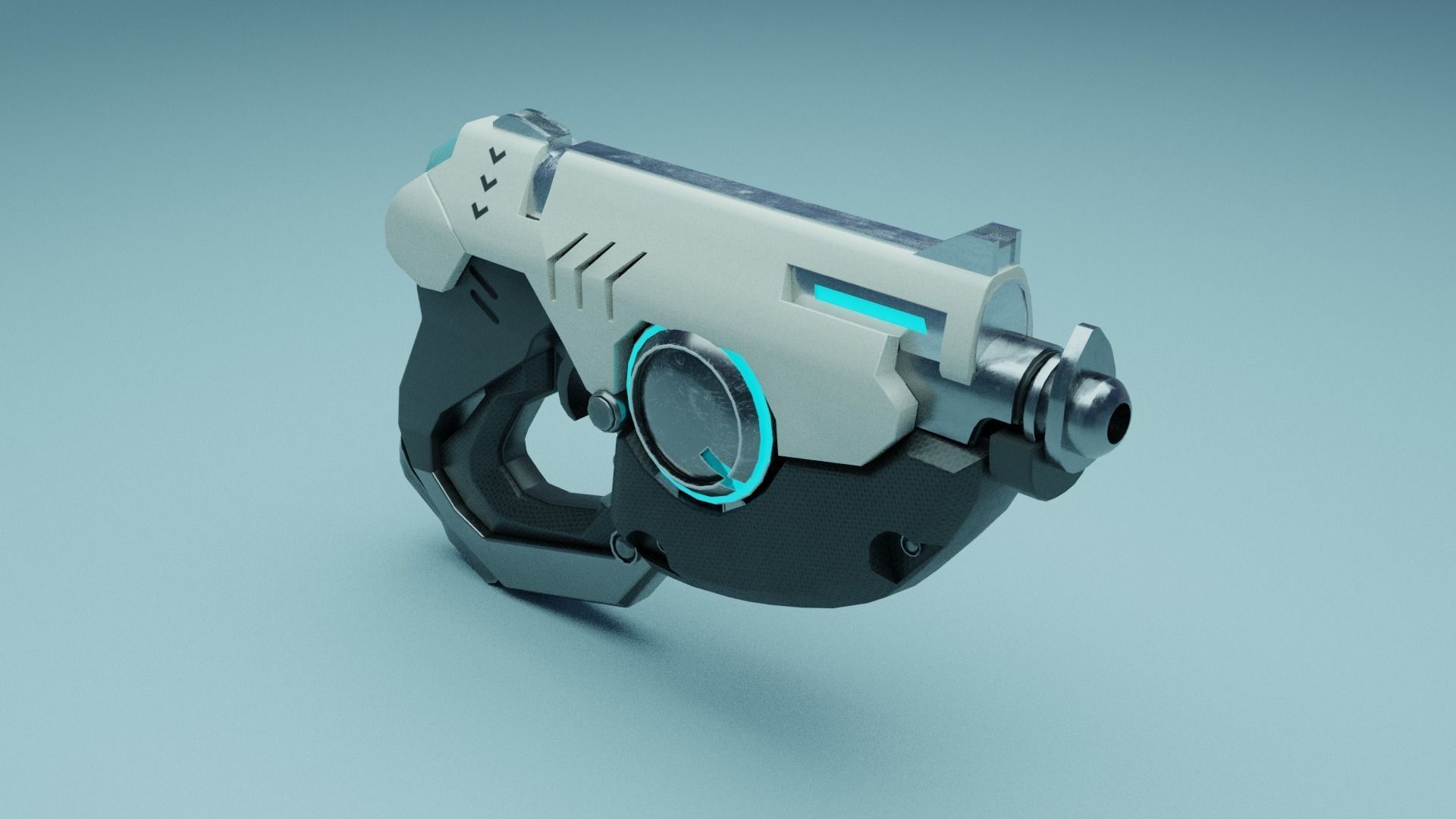 Tracer Gun Concept 3D model | CGTrader