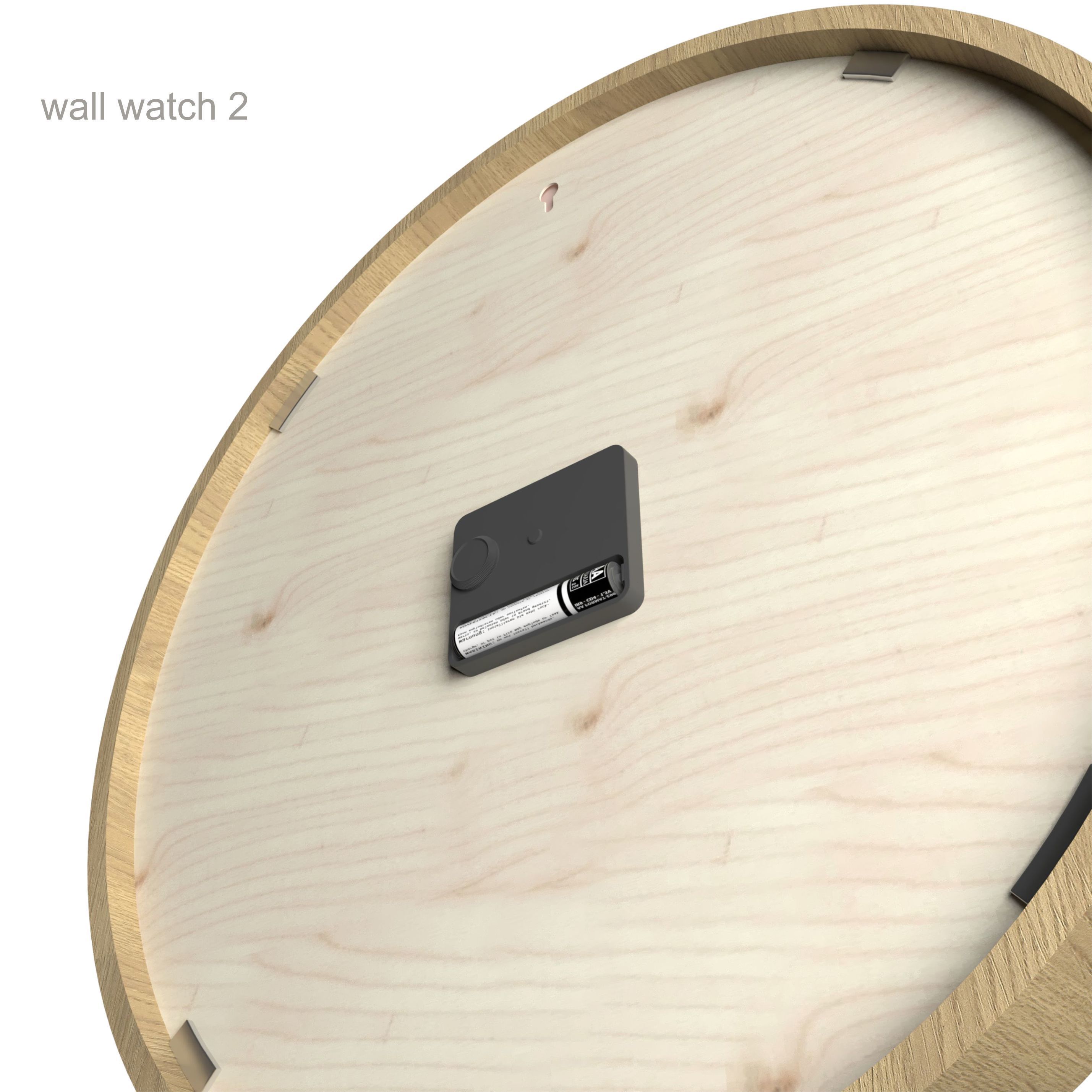 wall watch 2 3D model | CGTrader