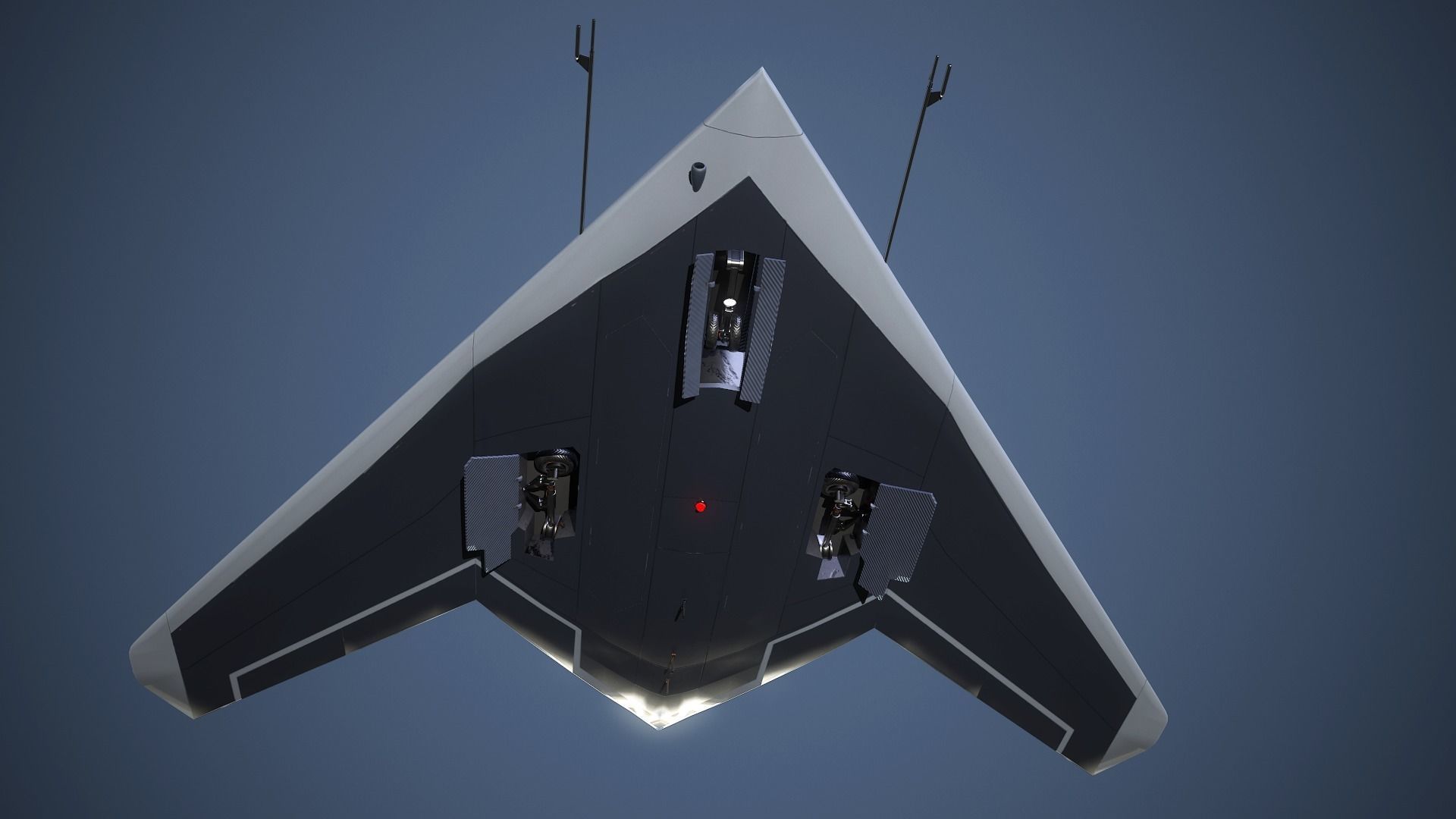 3d Model Sukhoi S 70 Okhotnik B Vr Ar Low Poly Cgtrader