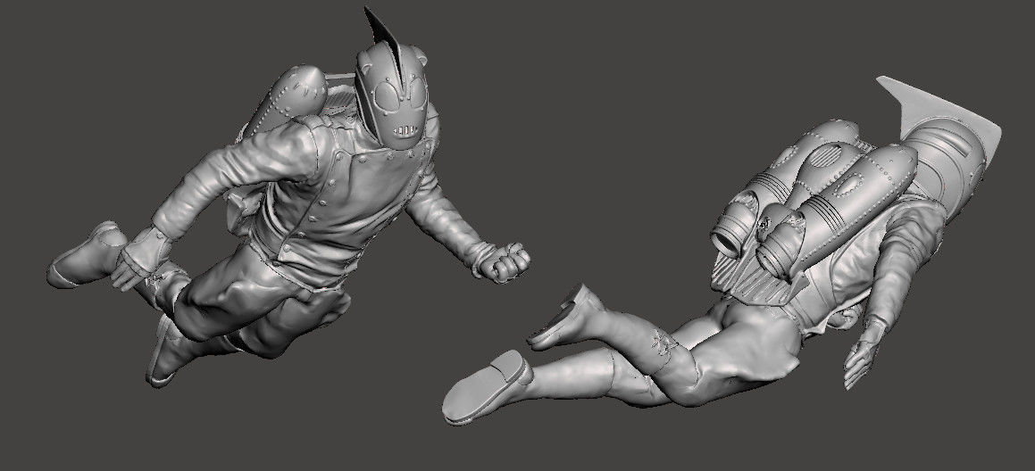 2x THE ROCKETEER toy soldiers 3D model 3D printable | CGTrader