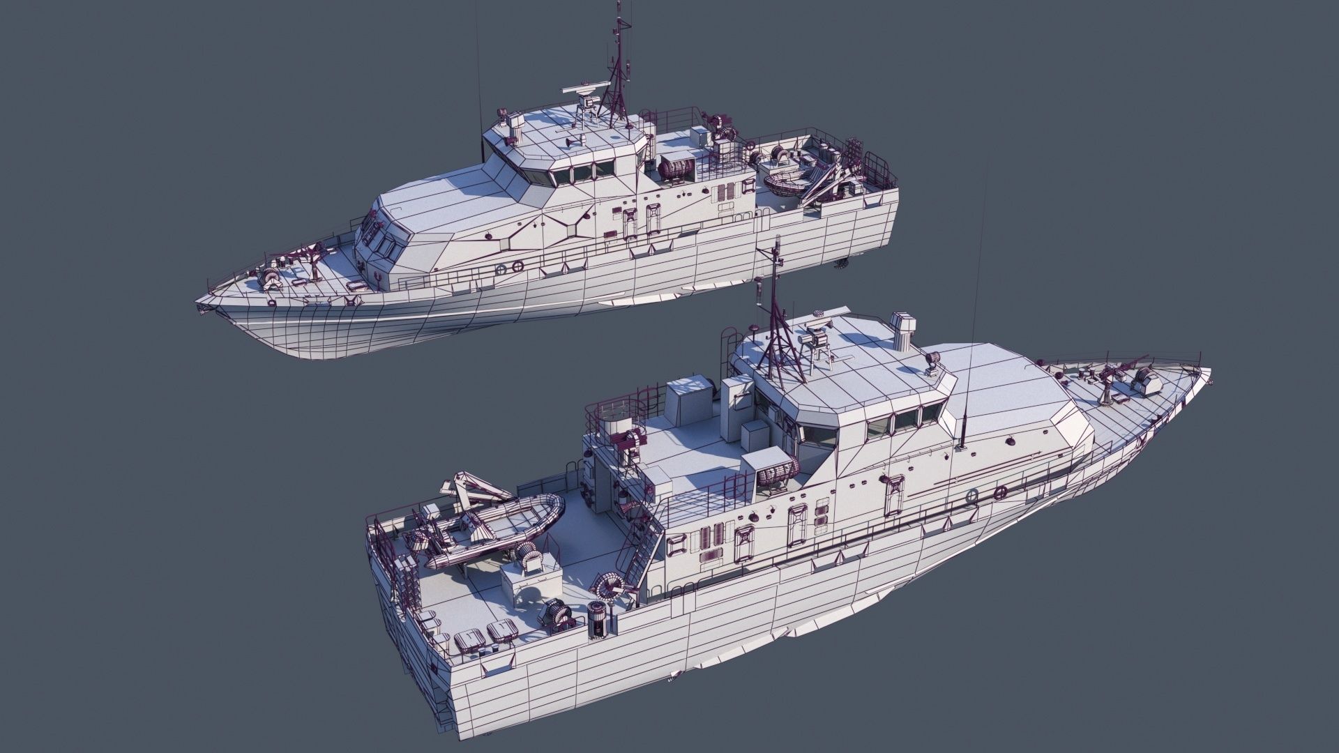 pr 21980 Grachonok-class anti-saboteur ship 3D model | CGTrader