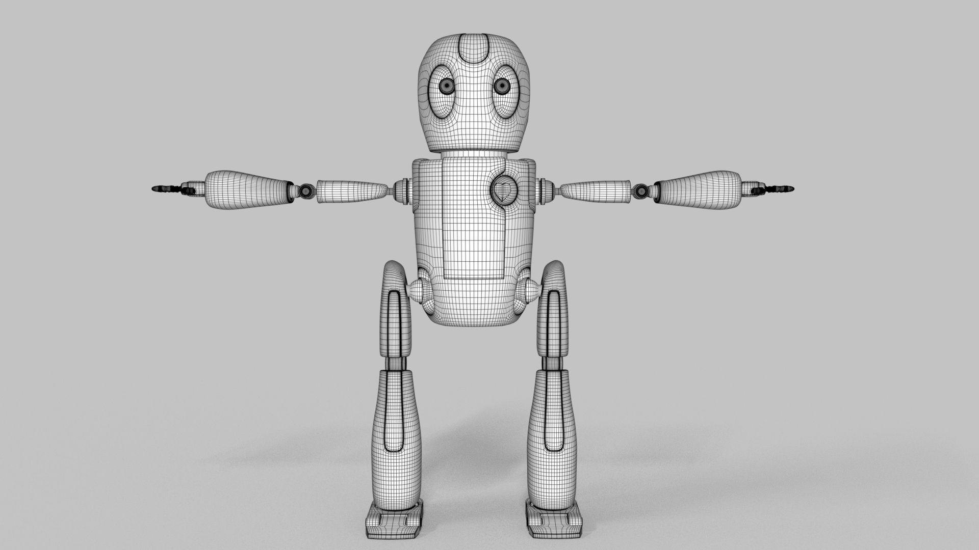 Robot 3D model Rigged free 3D model rigged | CGTrader