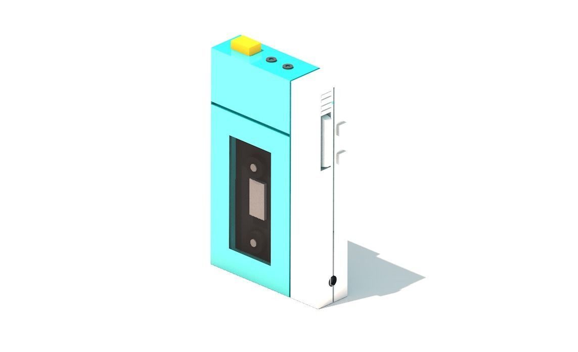 3D model Sony Walkman 3d simple lowpoly model VR / AR / low-poly | CGTrader
