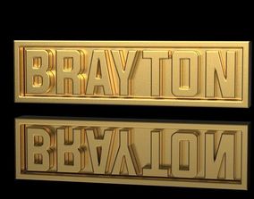 Nameplate 3D Models | CGTrader